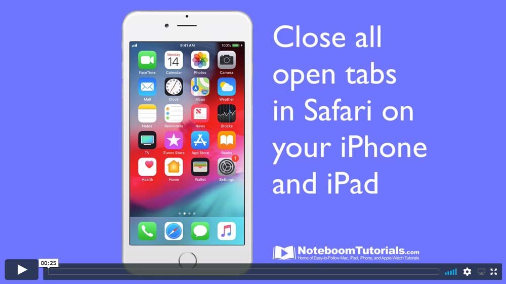 Close all your Safari Tabs at once on the iPhone and iPad - iPad Academy